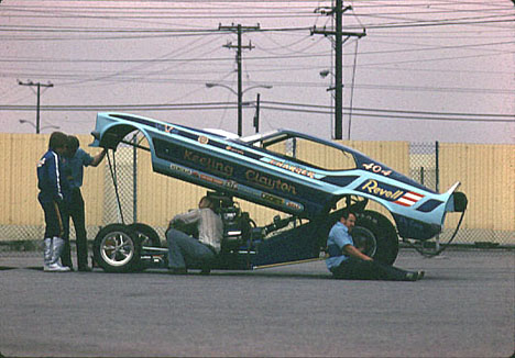 Drag Racing List - Keeling and Clayton's T/F Dragster and Funny Car