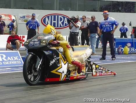Drag Racing List - The 50th NHRA U.S. Nationals: Indy 2004 - Pro Stock Bike