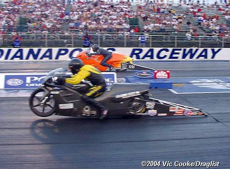 Drag Racing List - The 50th NHRA U.S. Nationals: Indy 2004 - Pro Stock Bike
