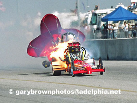 Drag Racing List - Top Fuel Fire at the March Meet