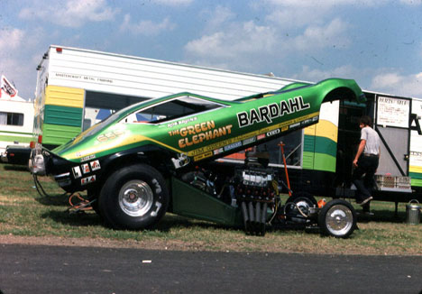 Drag Racing List - Jim Green's Green Elephant F/C