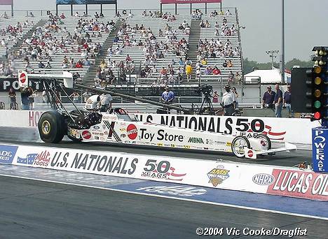 Drag Racing List - The 50th NHRA U.S. Nationals: Indy 2004 - TAD and TAFC