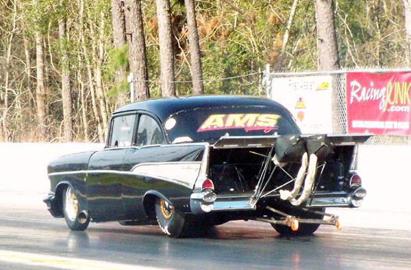 Drag Racing List - Dave Wood's 57 Chevy is Extreme!