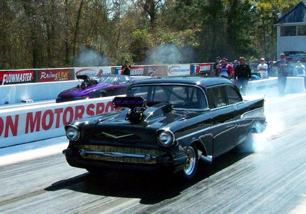 Drag Racing List - Dave Wood's 57 Chevy is Extreme!