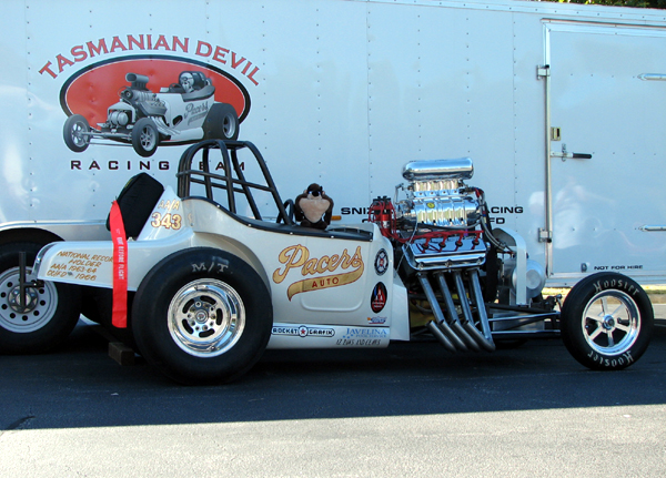 Drag Racing List - Pacer's Tazmanian Devil Altered to Return