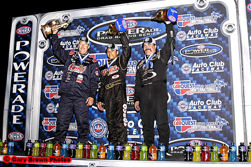 Drag Racing List - 2007 NHRA Winternationals Photos - The Winners