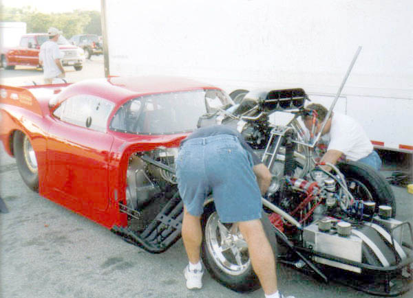 Drag Racing List - Booth Racing's 1953 Pro Mod Corvette