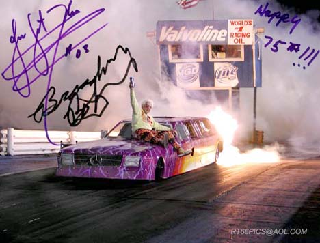 Drag Racing List - Broadway Bob Turns 75