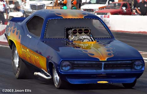 Drag Racing List - Gaynor's Fuel Cuda in Bakersfield