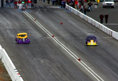 Drag Racing List - Ed Moss Takes a Tumble in Sonoma