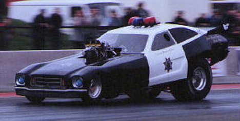 Drag Racing List - Wendy Baker's "Cop Car" AA/FC