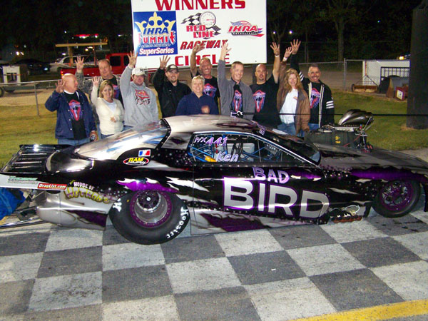 Drag Racing List - Thomas Wins Redline TOPMA Race
