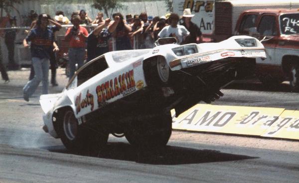 Drag Racing List - Nasty Catching Air!