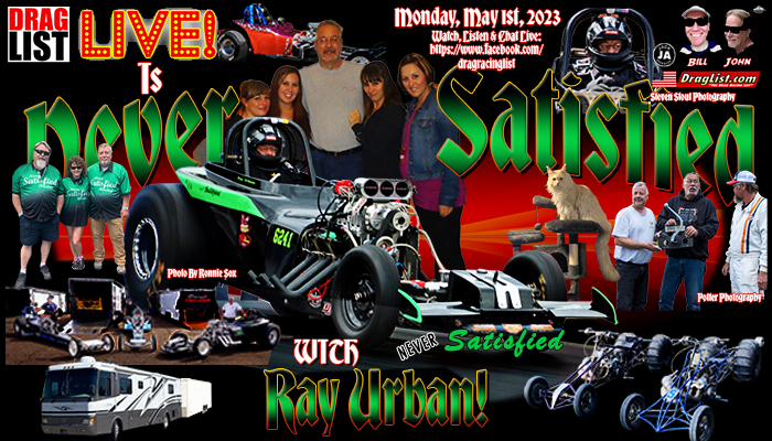 Draglist LIVE: Ray Urban on 5/01/23! - Drag Racing List